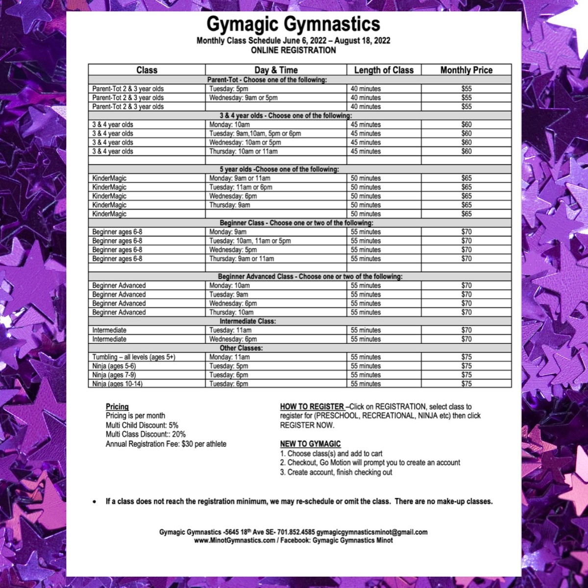 Gymagic Gymnastics Home